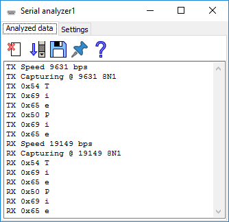 Serial analyzer | Sinks | Advanced measurements | Multi Channel ...